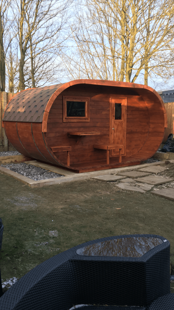 Oval Sauna Classic - Gardensauna - Garden Sauna