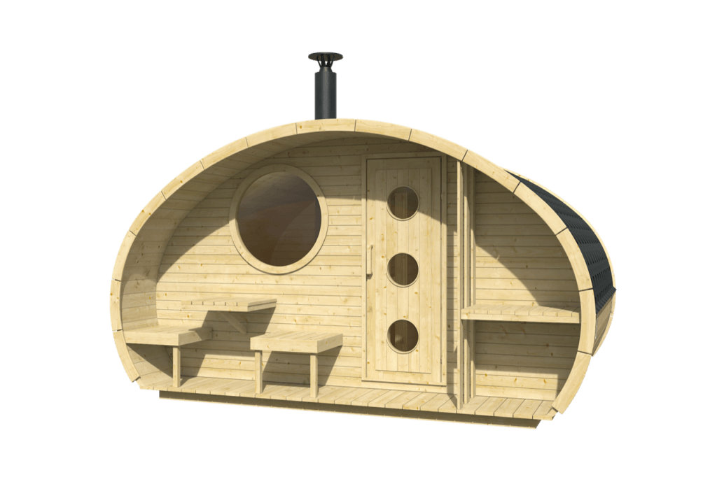 Oval Sauna Frodo - Garden Sauna
