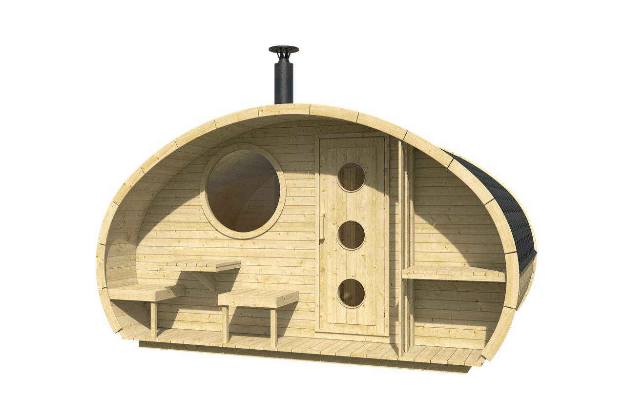 Oval Sauna Frodo - Garden Sauna