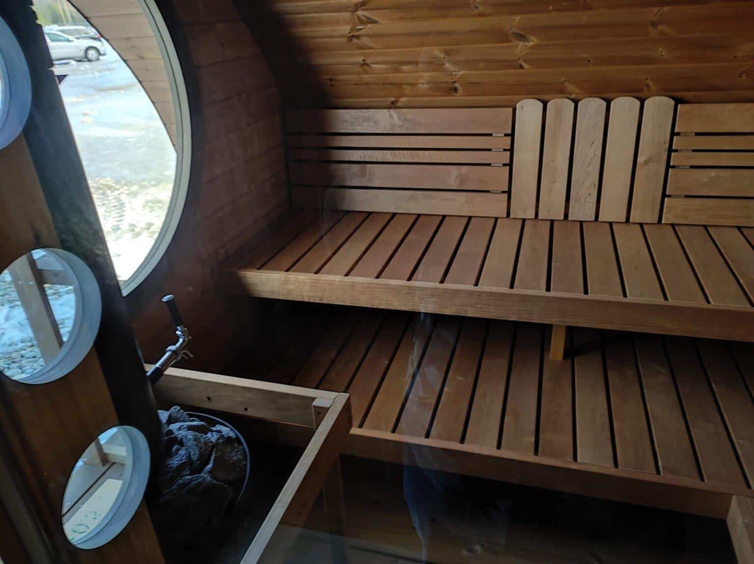 Oval Sauna Frodo 300 - Garden Sauna