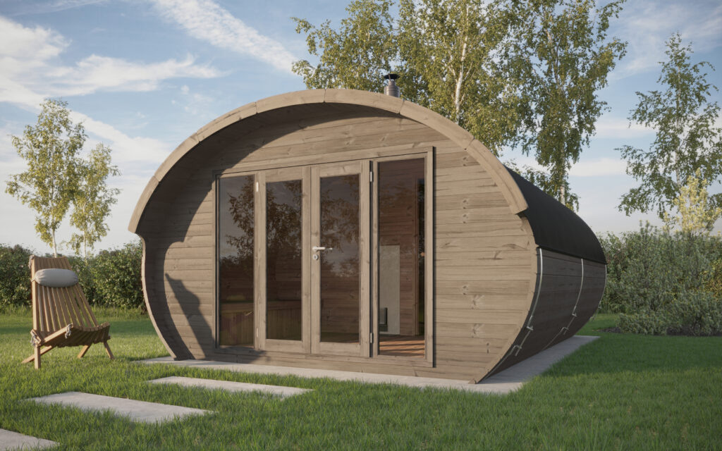 Oval Sauna Frodo 500 - Garden Sauna