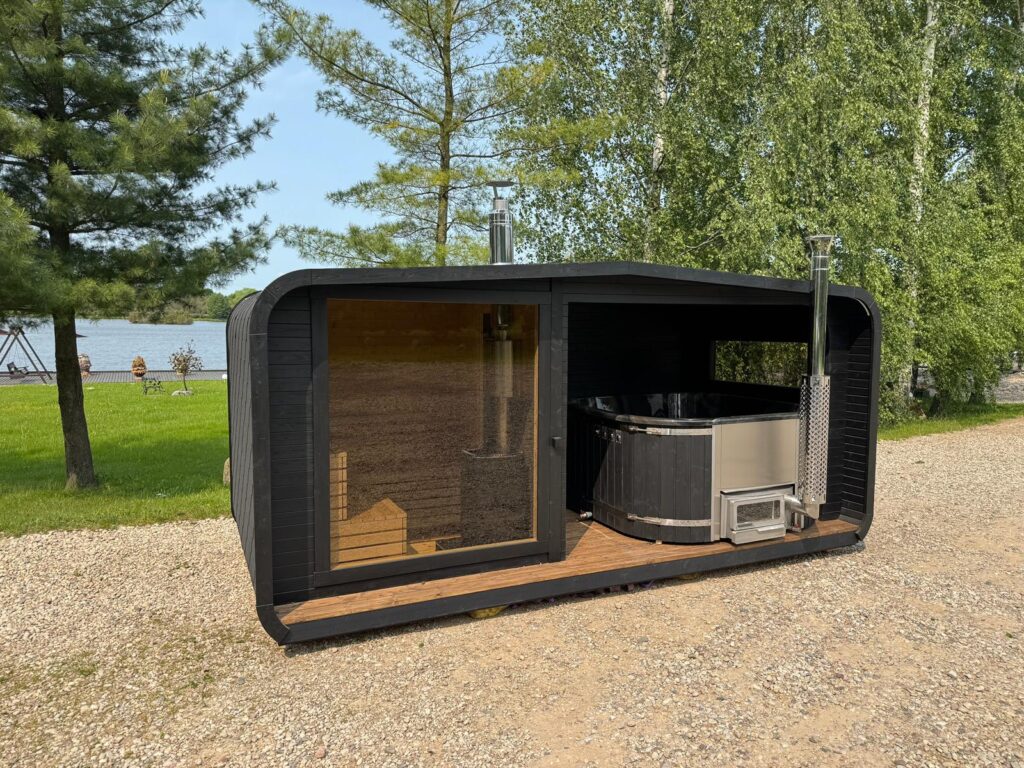 Luxury Outdoor Sauna & Hot Tub Combo - Garden Sauna